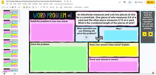 Adding and Subtracting Fractions & Mixed Numbers Word Problems {No Prep}