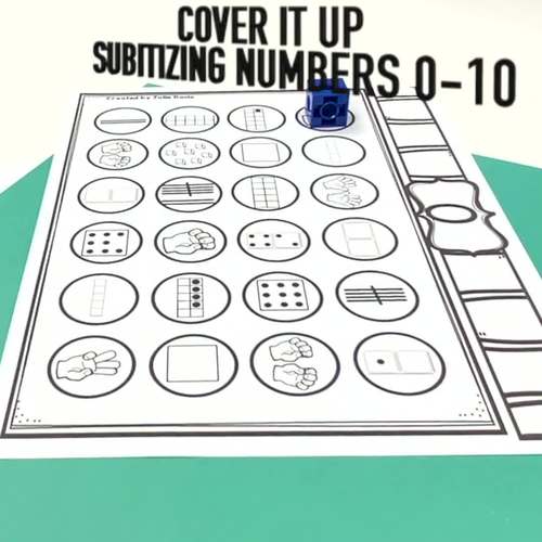 Subitizing Counting Worksheets Numbers Activities 0-10 | TPT