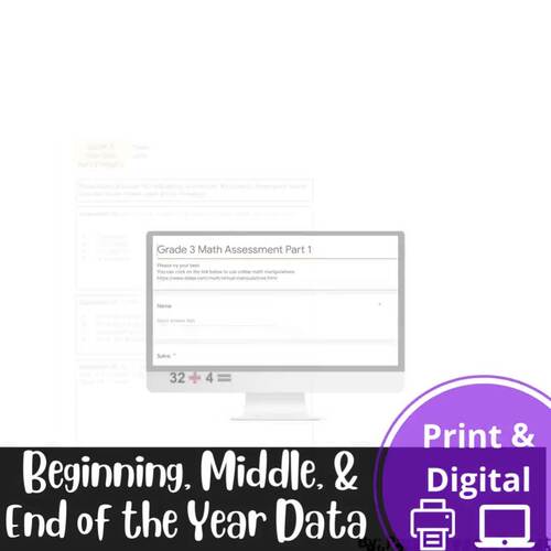 3rd Grade End of the Year Math Test Engage NY {Eureka} Digital & PDF BUNDLE