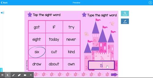 FLASH $1! 3rd Grade Sight Word Boom Card™ Puzzle (Fairy) - Level E ...