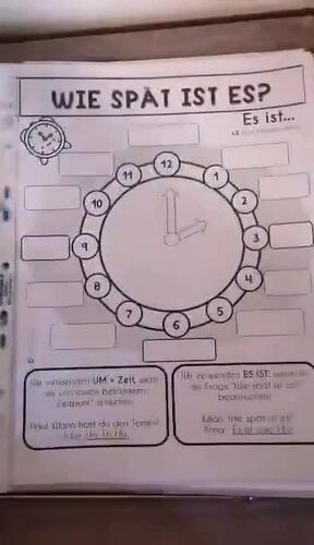 Telling the time (die Uhrzeit) German by La clase de Polly | TPT