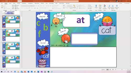 Word Family CVC at | et | it | ot | ut by On Butterfly Wings | TPT