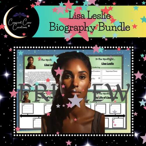 Black History Figure Lisa Leslie Biography Bundle Research Project