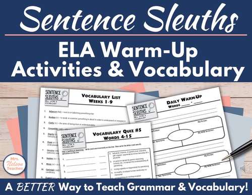 8th-grade-ela-warm-ups by Mrs Nelson Teaches | Teachers Pay Teachers