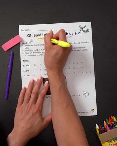 Oh Boy! It’s Time For ‘oi!’ / The Diphthong 'oy/oi' Pack by Luminous Minds