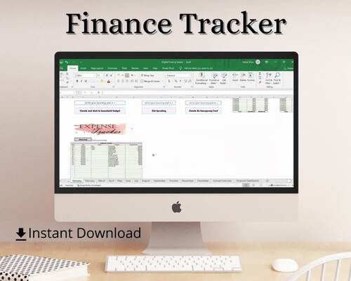 Finance Tracker Spreadsheet | Financial Planner | Bill Tracker ...
