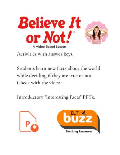 Believe It Or Not. Facts. General Knowledge. Quiz. True or False. Game ...