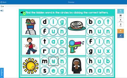 Un Word Family Boom Cards by Freckled in Kinder | TPT