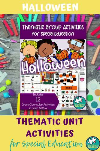 Halloween Thematic Unit for Preschool, Elementary, and Special Education