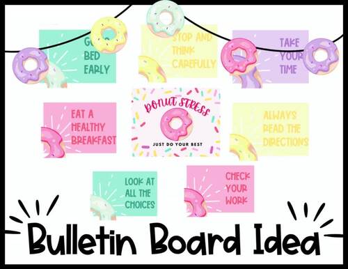 PrintableTest Taking Tips Strategies Motivation for Bulletin Board ...