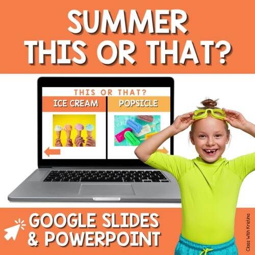 Summer This or That Game End of Year Activity Google Slides PowerPoint