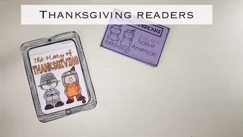 Thanksgiving foldable books: Emergent Readers | Reading comprehension ...