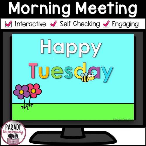 DIGITAL May Calendar & Morning Meeting - Spring - Google Slides ...