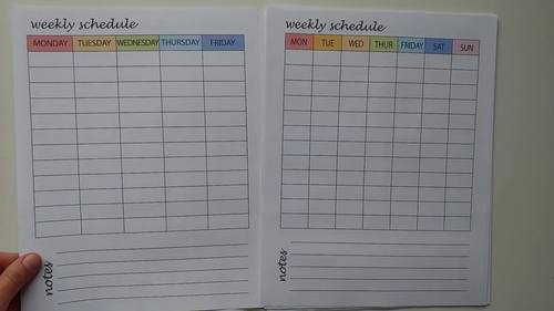 Rainbow Homeschool Planner 2021, Printable Homeschool Schedule Subject ...