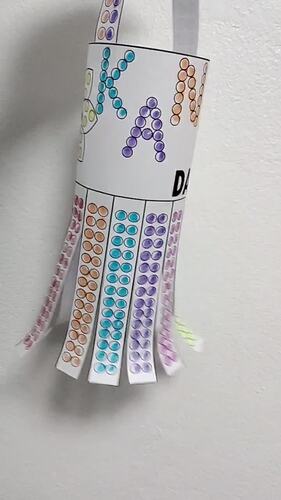 Kansas Day Activities Windsock with Dots Craft Q Tip Painting Art PRESCHOOL