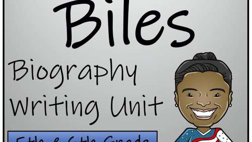 Simone Biles Biography Writing Unit | 5th Grade & 6th Grade | TPT