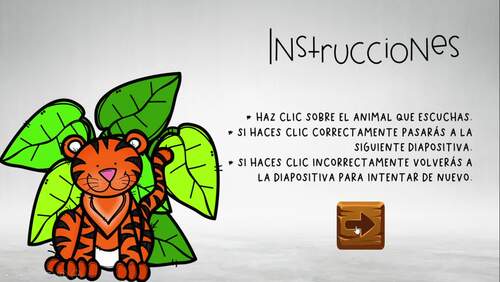 Juego- Sonidos de la Selva- Interactivo - Paisaje sonoro - Jardín - Escuela