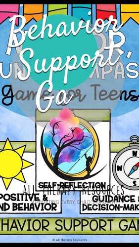 GROUP COUNSELING ACTIVITIES for TEENS - Behavior & Anger Management Game