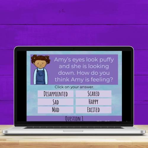 Identifying Feelings And Emotions Game Bundle - Printable & Google Slides