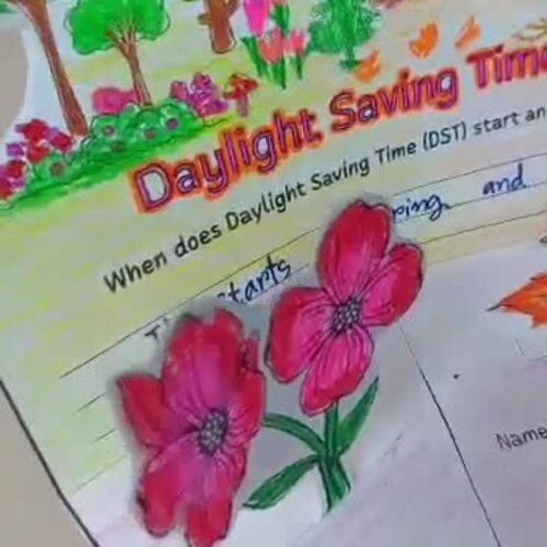 Daylight Savings Time 3D Craft : Writing Prompt Activities /Spring /Fun ...