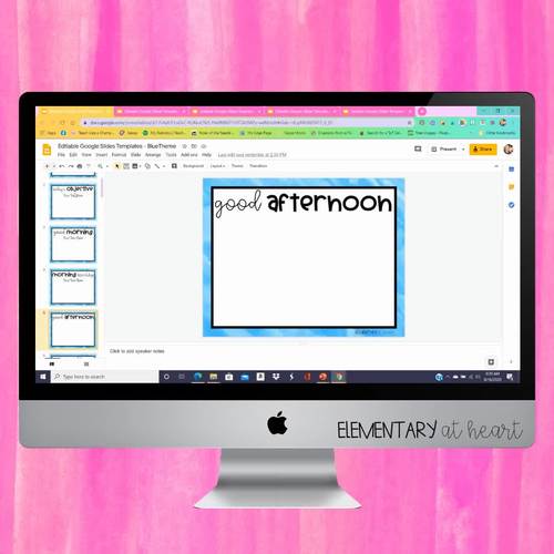 Editable Google Slides Templates BUNDLE by Elementary at HEART | TPT