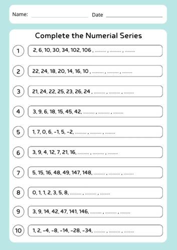 Dynamically math Created Patterns Worksheets for Kindergarten, 1st Grade Dynamically math Created Patterns Worksheets for Kindergarten, 1st Grade