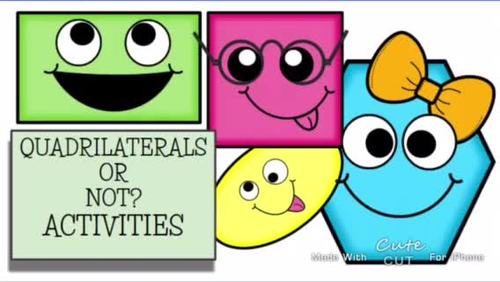 SEESAW SeeSaw Digital Learning Distance Learning Quadrilateral Activities