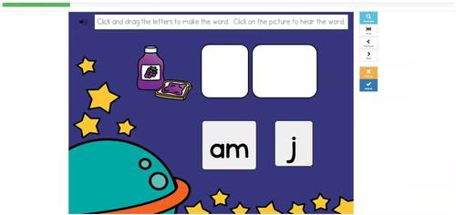 Onset and Rime CVC Words with Short Vowel a Sound Boom™ Cards | TPT