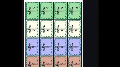 Go Music! Card Game: Treble Clef Pitch Identification Edition | TPT