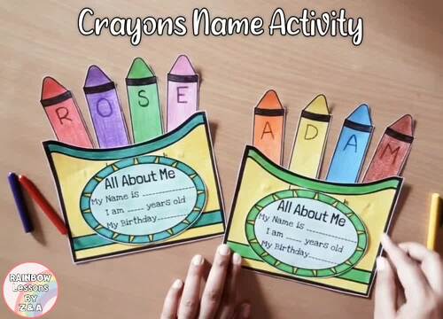 Back to School All About Me | Name Activities | First Day of School ...