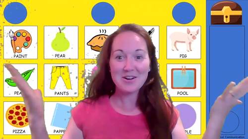 GREEN SCREEN Articulation Game: /P/ in all positions/Distance Learning ...