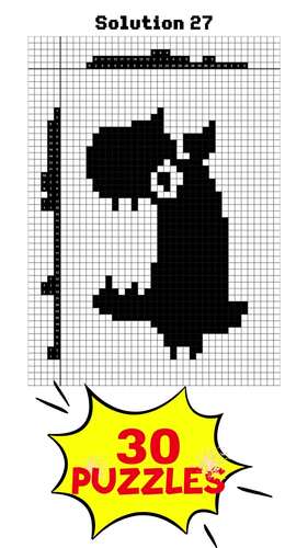 30 Nonogram Puzzles With Solutions | Reveal the Picture | Fun Classroom ...