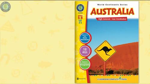 Australia Gr. 5-8 by Classroom Complete Press | TPT