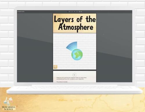 Layers of the Atmosphere Worksheets | Warm-Up, Review & Student-Led ...