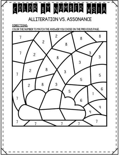 Alliteration Assonance Consonance Posters Worksheets Assessments | Poetry