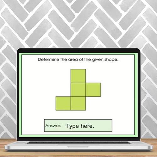 Area PowerPoint / Slides Digital & Printable 3.MD.5 & 3.MD.6 & 3.MD.7