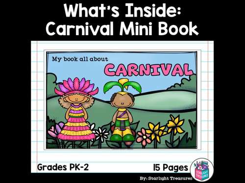 Carnival in Brazil Mini Book for Early Readers by Starlight Treasures