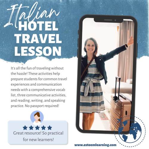 Italian Travel Lesson - Making a Hotel Reservation by Esteem Learning