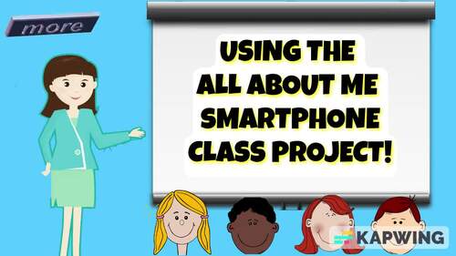 All About Me - Project Based Learning Smartphone Template - Back To School