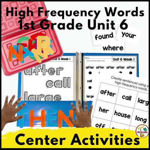 Benchmark Advance High Frequency Word Activities | 1st Grade Unit 6