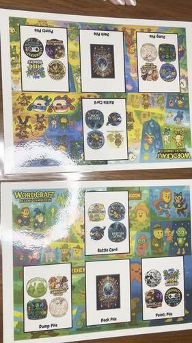 WordCraft CVC Speed Decoding Trading Card Game (Twilight Warriors)