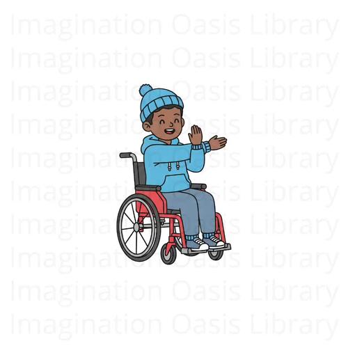 Inclusive Kids Clip Art - Differently Abled Children - Disabilities ...