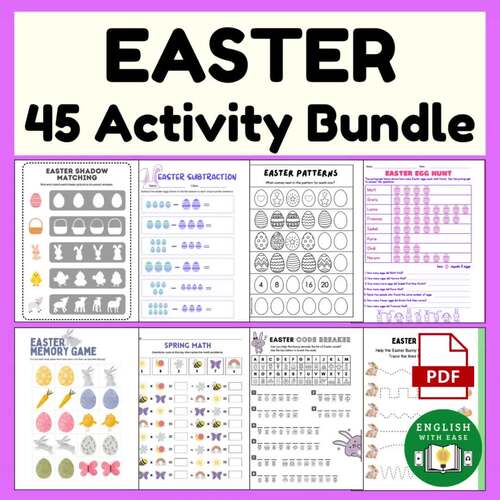 Easter Crafts, Math, Literacy, Coloring, How to Catch an Easter Bunny ...