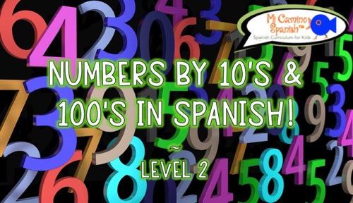 Learn Numbers by 10's & 100's in Spanish! DISTANCE LEARNING | TPT