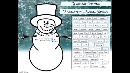 Winter ELA Activities, Reading Comprehension, Poetry | Digital by ...