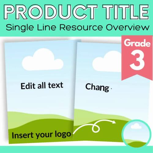 Canva Templates For Product Covers Previews and Product Guides For TpT ...