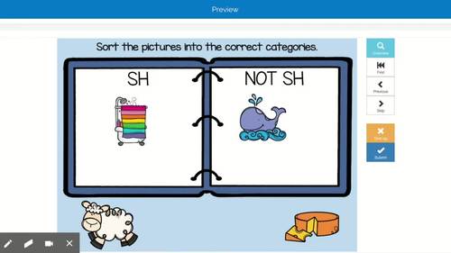 SH Digraph Sorting Boom Cards™ by SarahBromleySpot | TPT