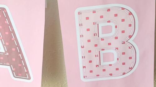 Patch Letter and Number Banner Set for Bulletin Board Decorations