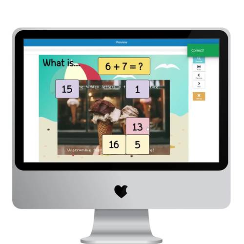 Addition Mystery Picture | Boom Cards™ by The Viral Teacher | TpT