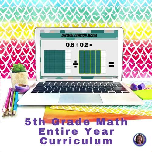 5th Grade Math Curriculum Entire Year Long GROWING Bundle - 2023 SOL